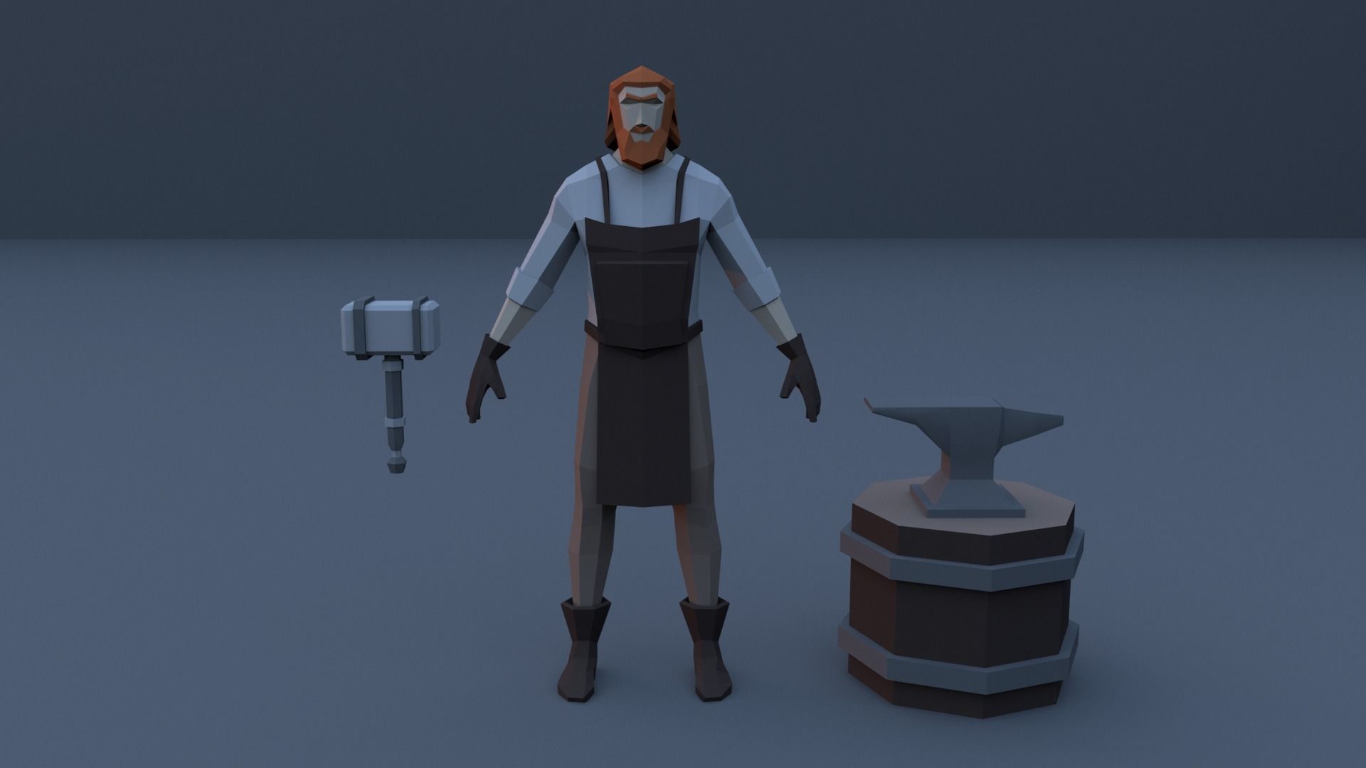 Low poly asset characters 3D model | CGTrader