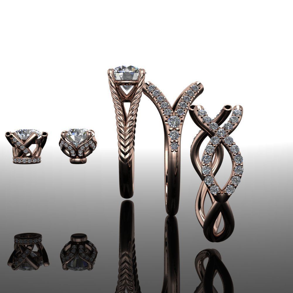 Jewelry Design Ring 3D Print Model CGTrader