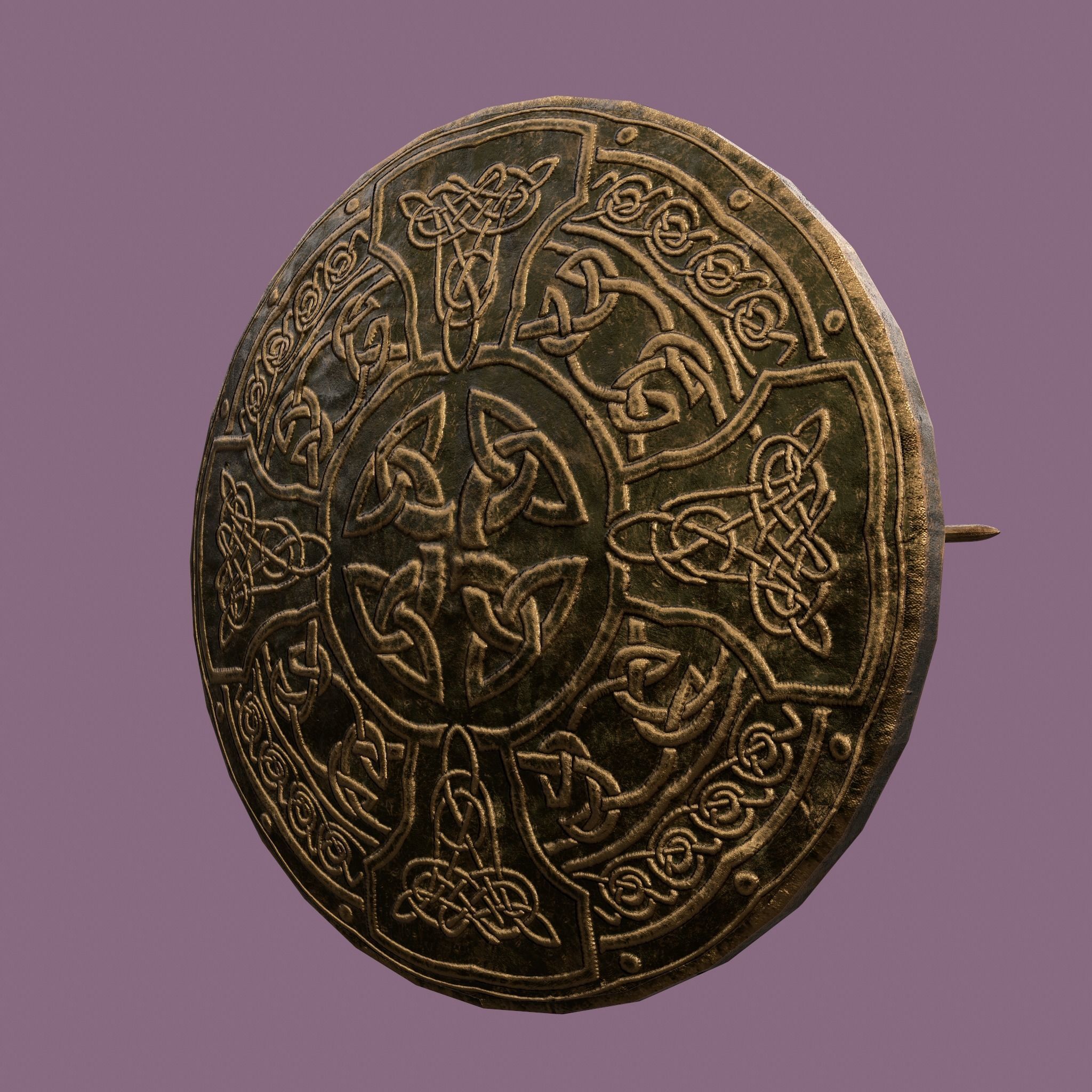 Medieval Pin Design One 3D model | CGTrader