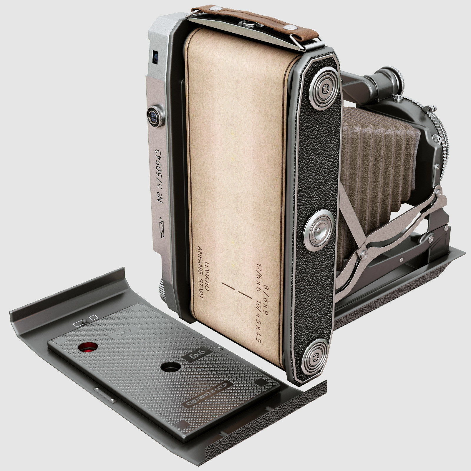 MOSKVA-5 vintage camera 3D model | CGTrader