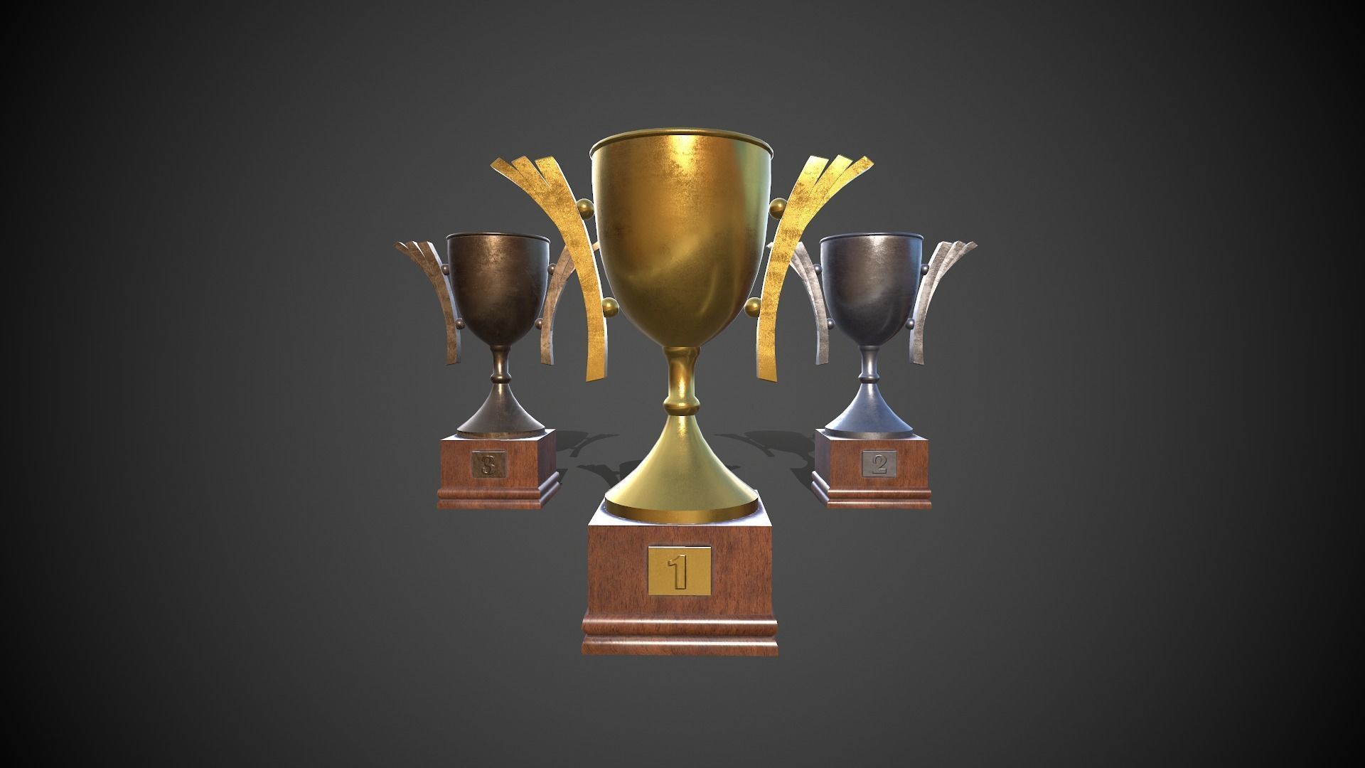 3D model Winner Cup Trophy VR / AR / low-poly | CGTrader