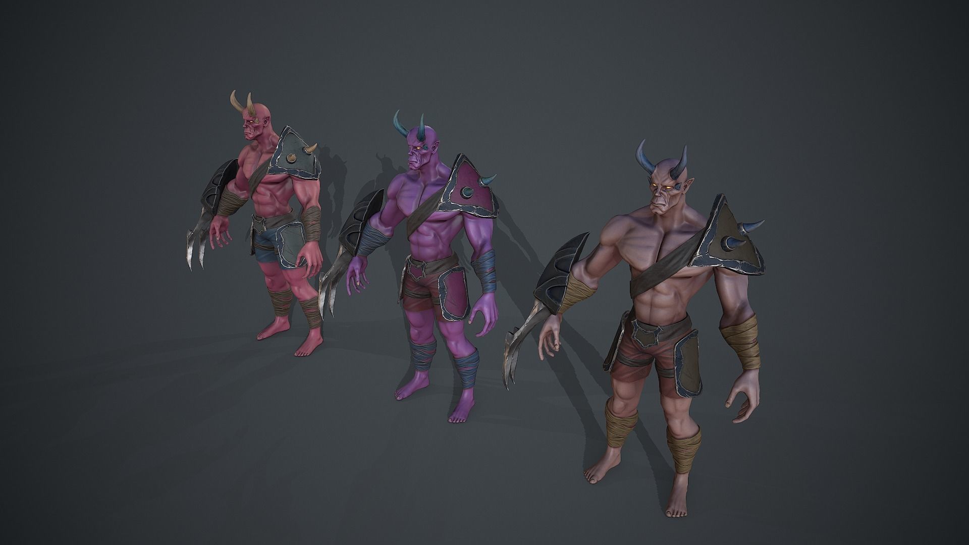 3D model Hell Fighter VR / AR / low-poly rigged | CGTrader