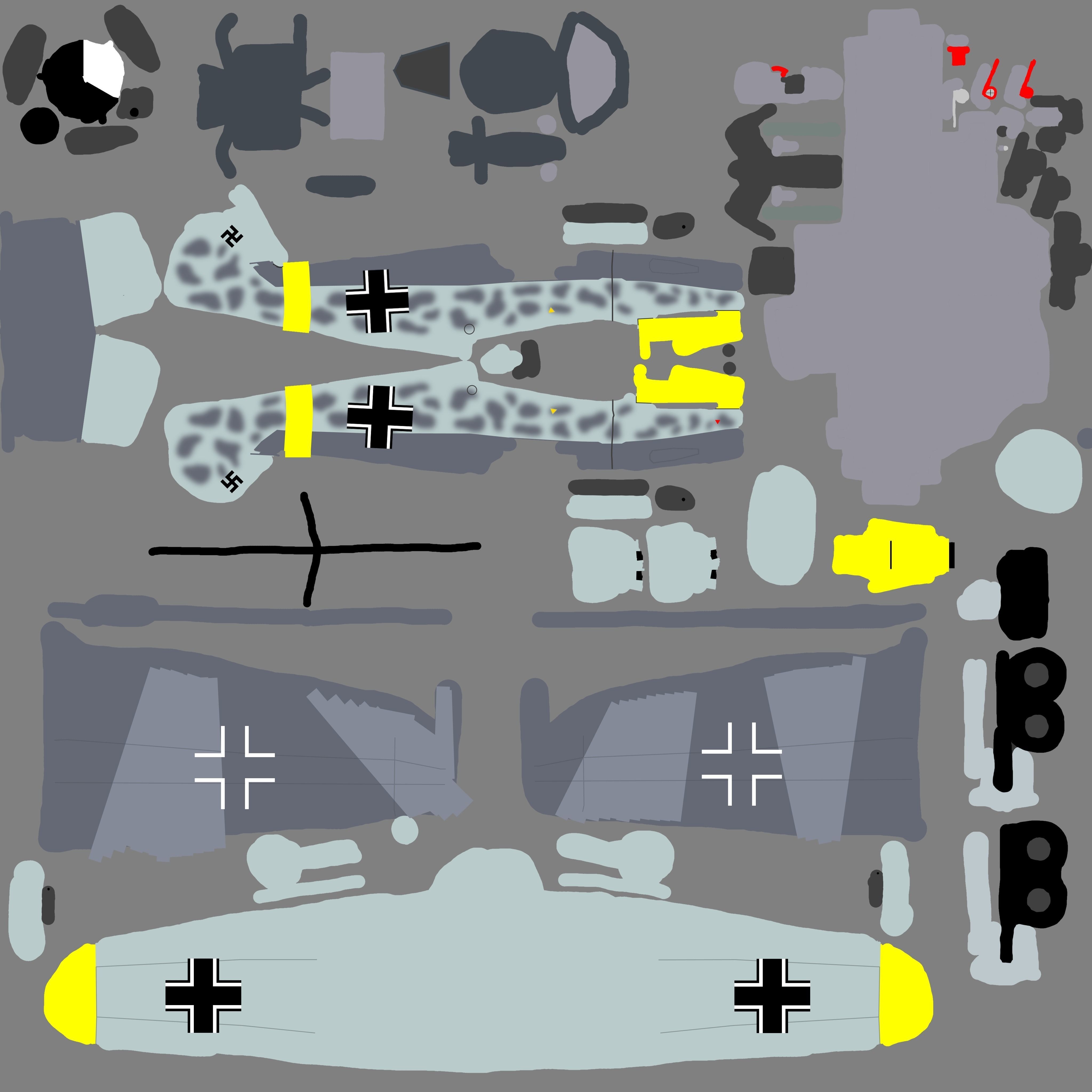 3D model Messerschmitt Bf 109 G-6 VR / AR / low-poly | CGTrader