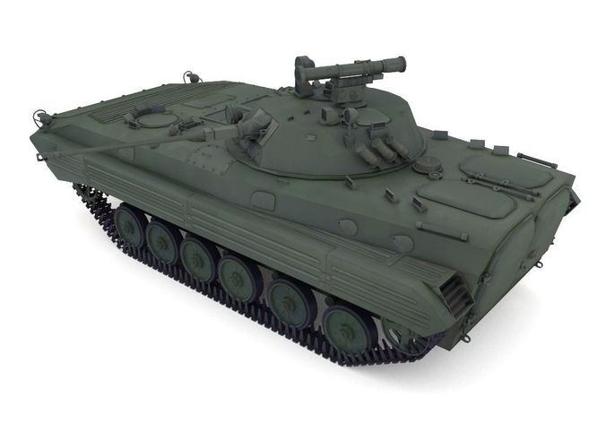 BMP-2 military tank 3D model | CGTrader