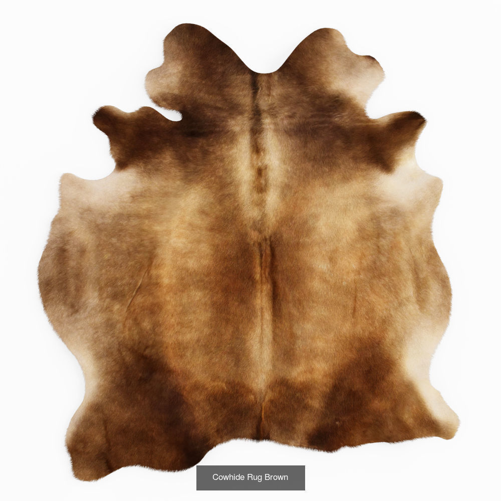 Collection of 39 animal skin rugs | CGTrader