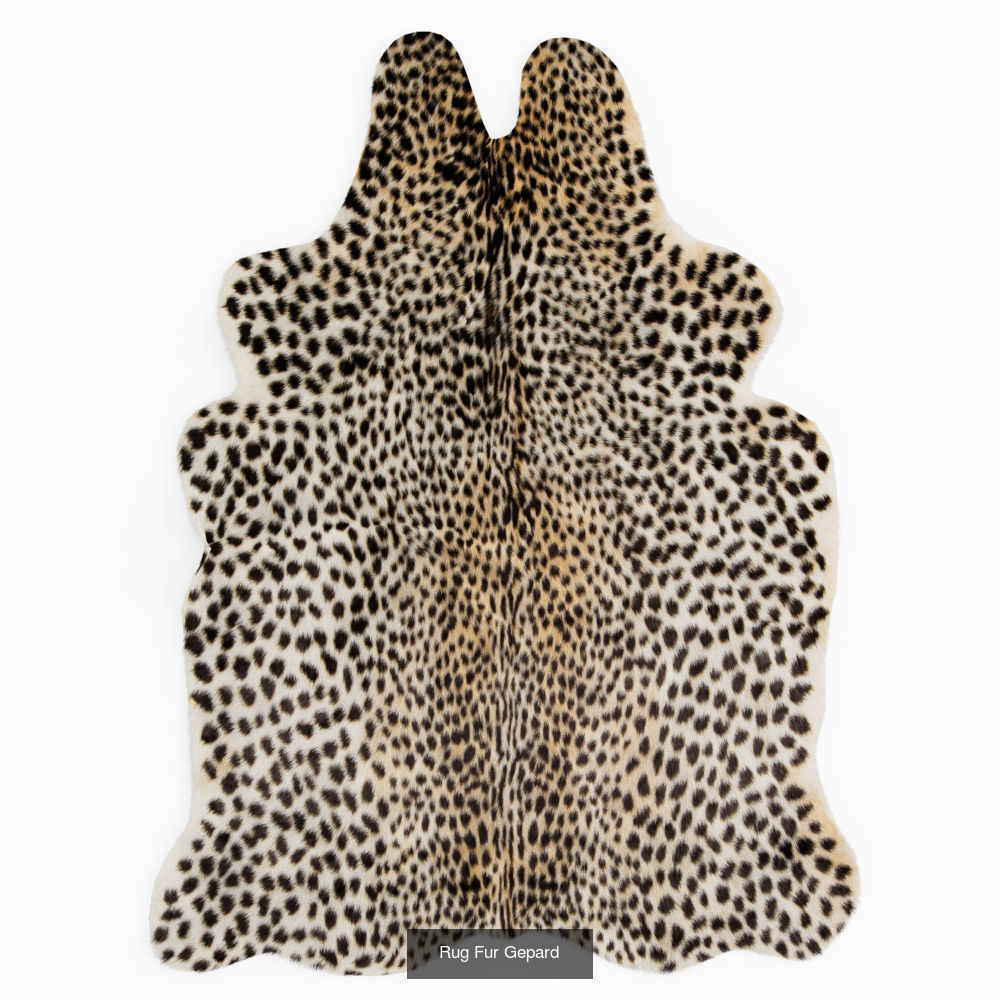 Collection of 39 animal skin rugs | CGTrader