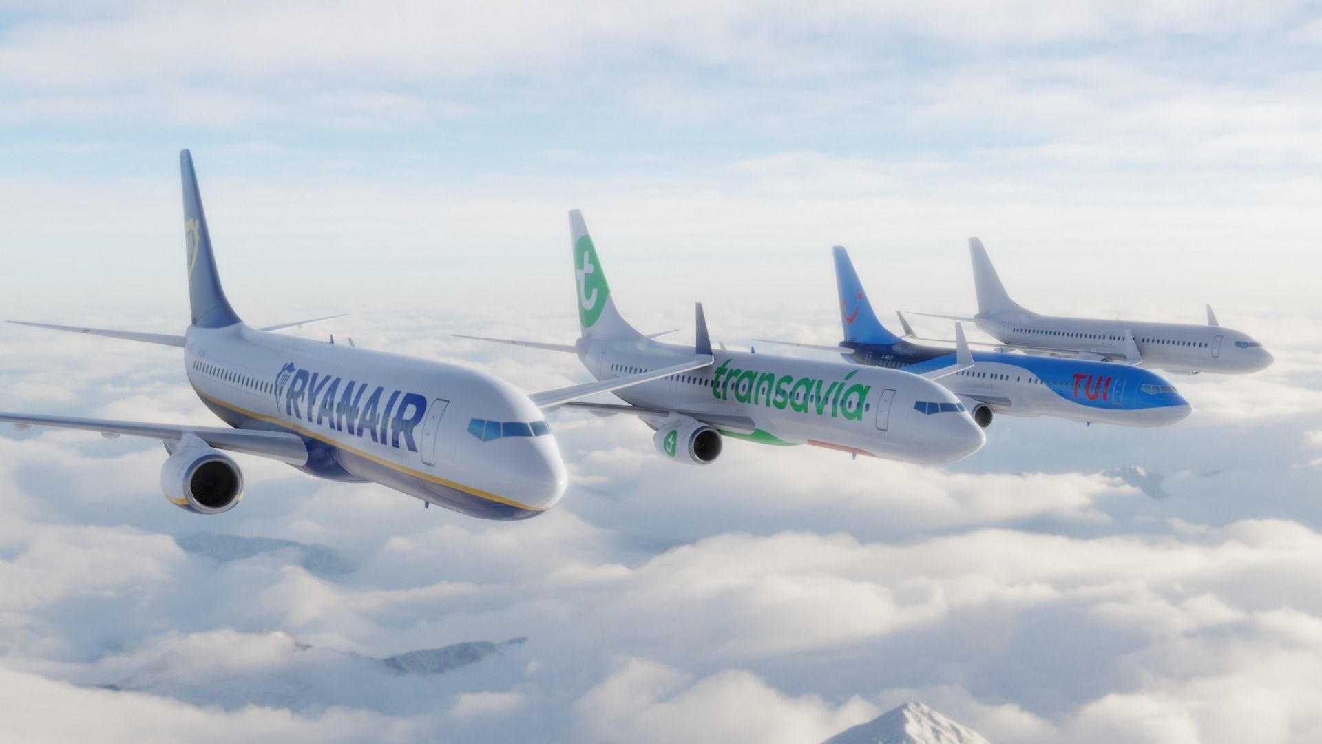 3D model Boeing 737-800 Multi Livery VR / AR / low-poly | CGTrader