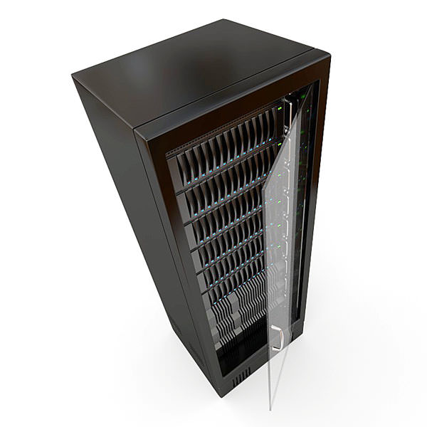 Server rack 3D Model OBJ 3DS FBX BLEND | CGTrader.com