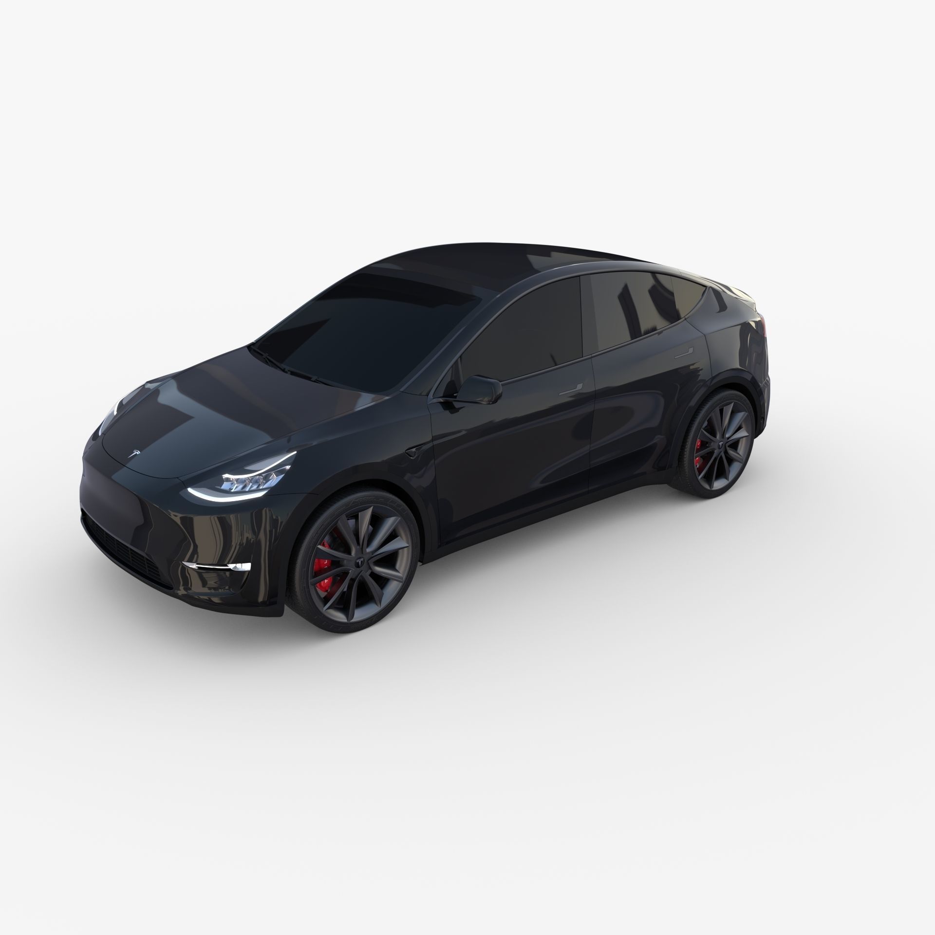 Tesla Model Y Black 3D model | CGTrader