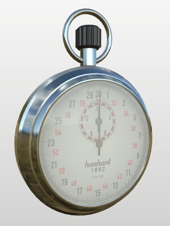 3D model Stopwatch Hanhart | CGTrader