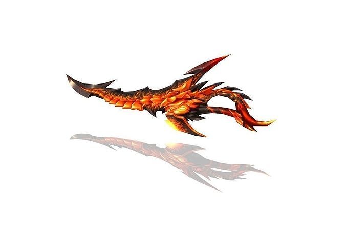 3D model Infernal Sword VR / AR / low-poly | CGTrader