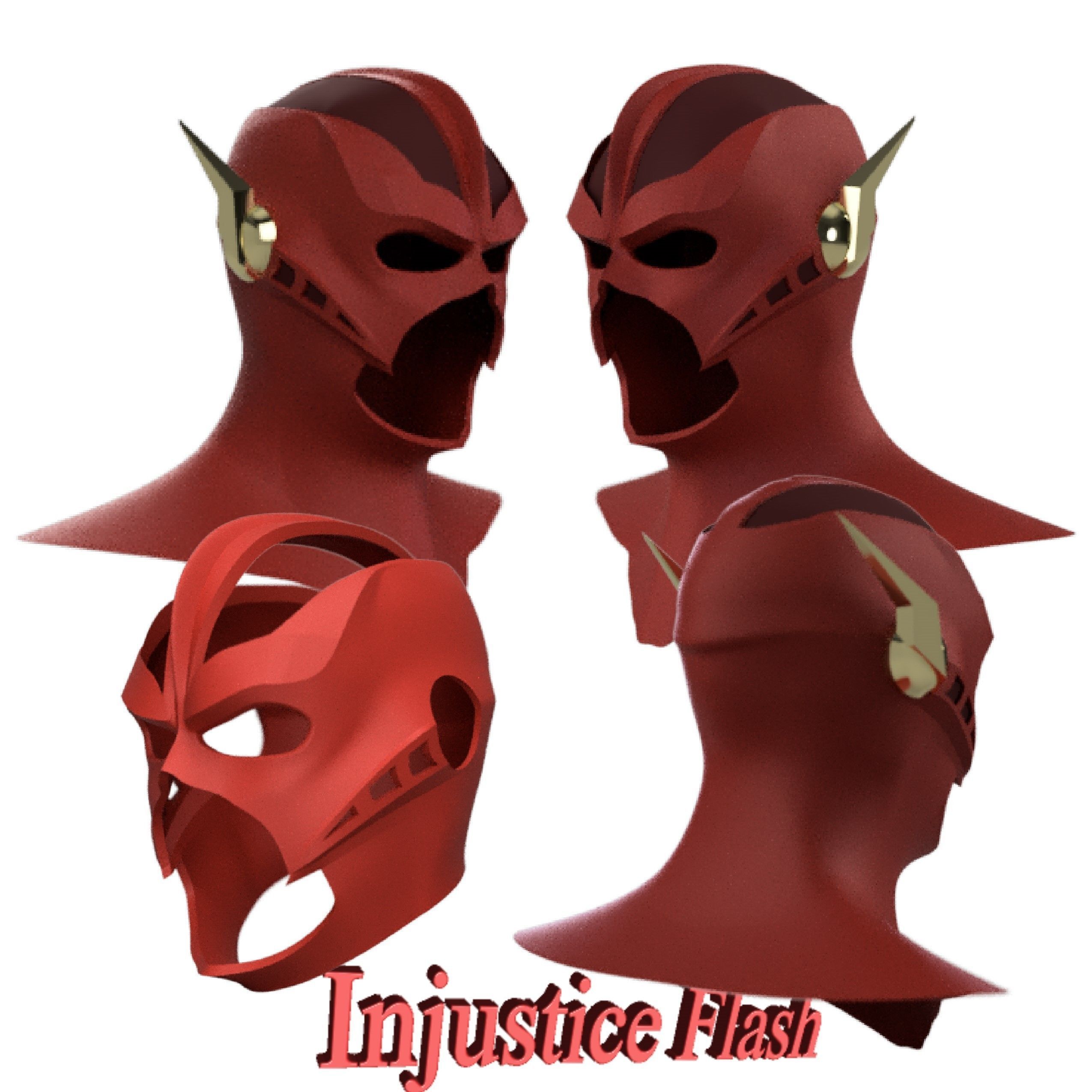 The Flash 3D model 3D printable | CGTrader