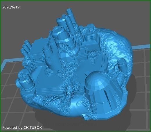 Pirate Base for space wargaming 3D model 3D printable | CGTrader