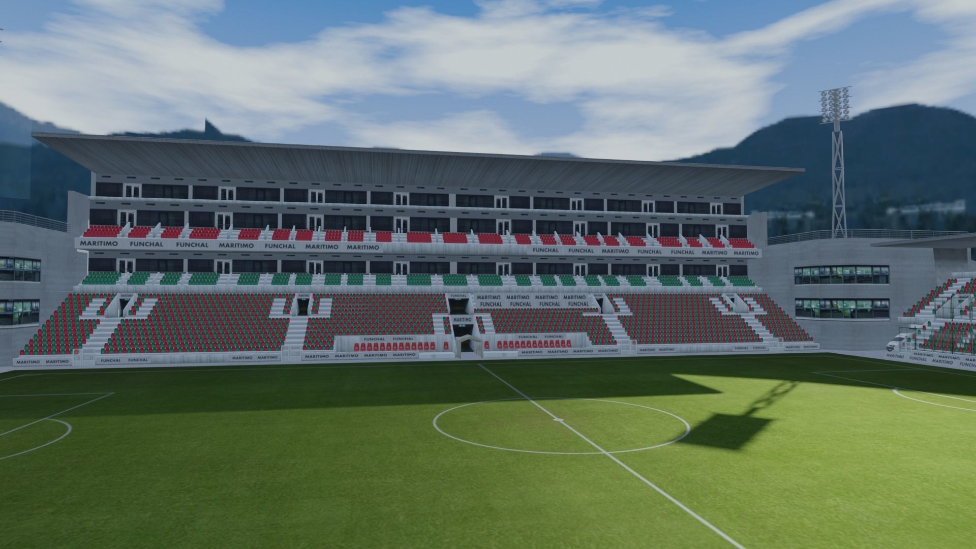 3D model Estadio do Maritimo Funchal Portugal VR / AR / low-poly | CGTrader