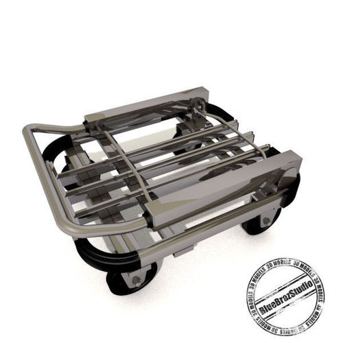 folding trolley 3D Model OBJ DXF DAE | CGTrader.com