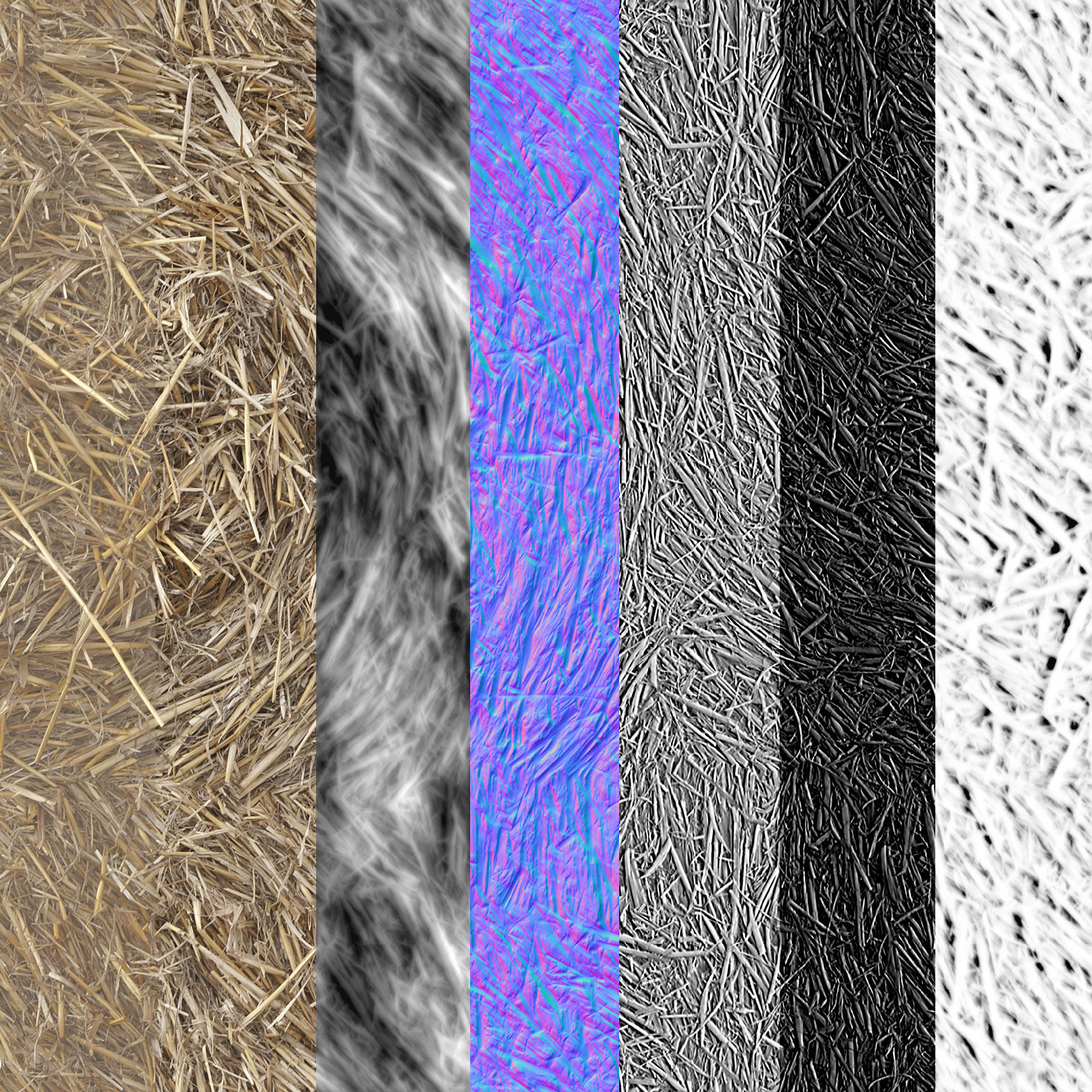 Mega Pack of 64 Village Hay and Straw PBR 3D Model Collection | CGTrader