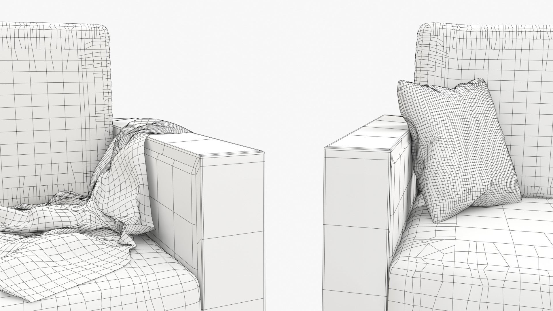 Armani Raphael Sofa Collection 3D model | CGTrader