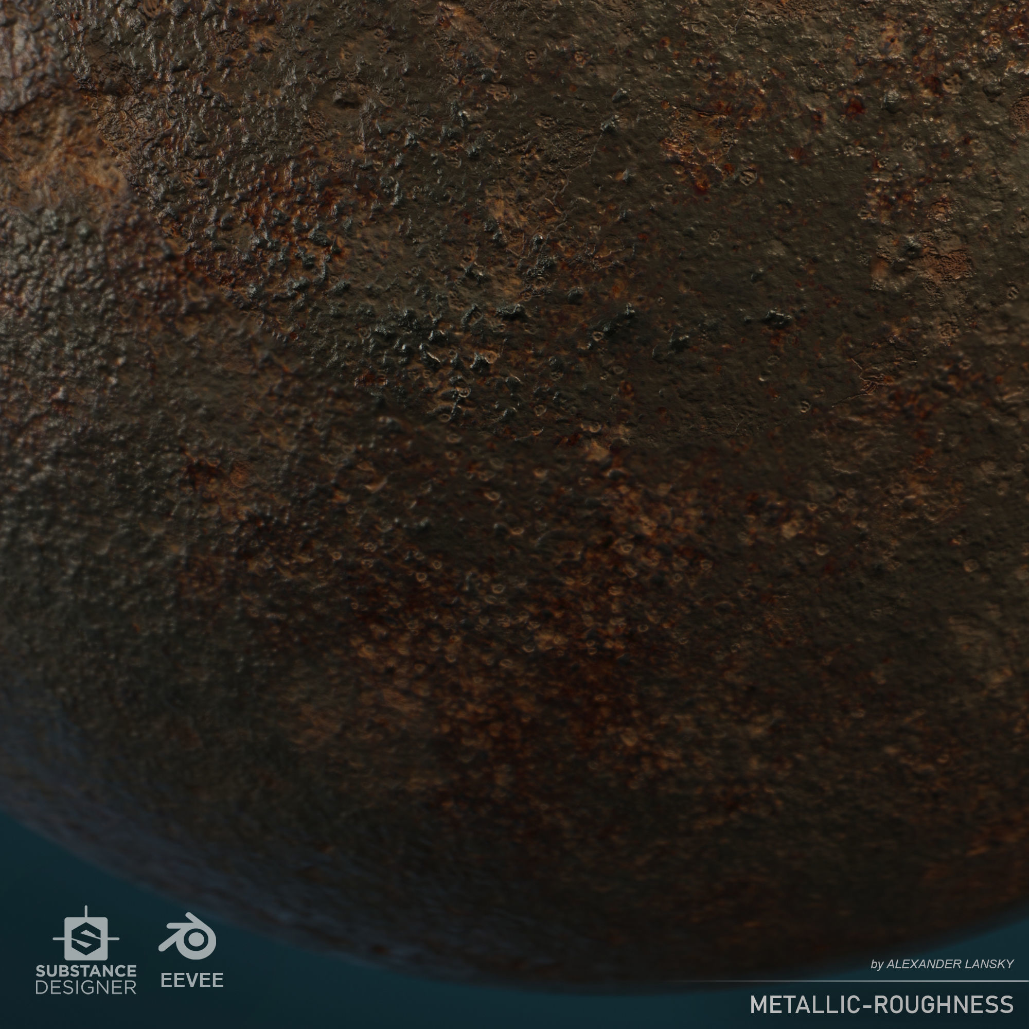 Texture Rusted cast-iron seamless material VR / AR / low-poly | CGTrader