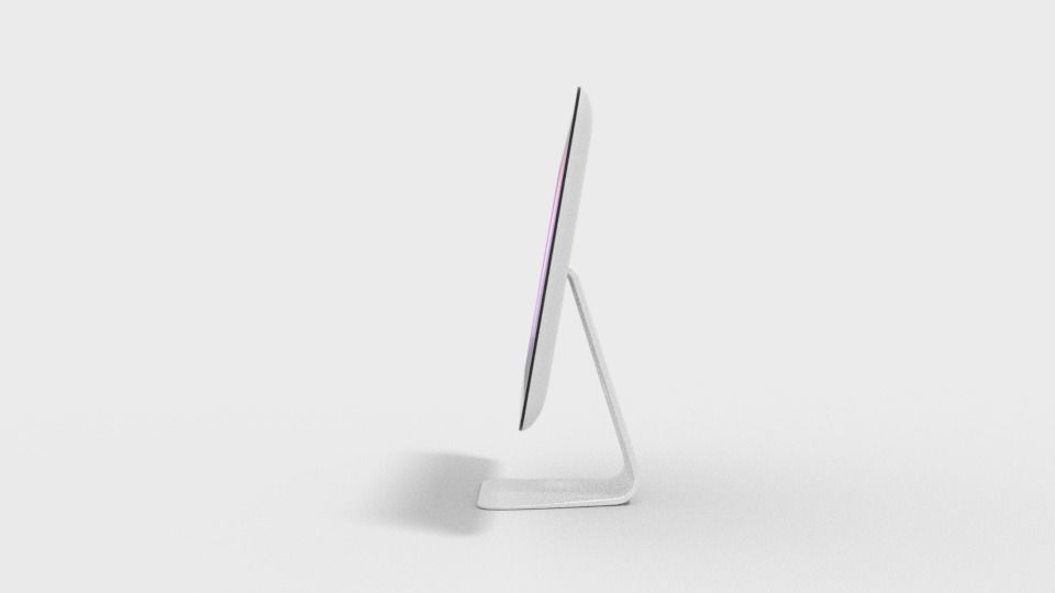 iMac 2020 concept v2 3D model rigged | CGTrader