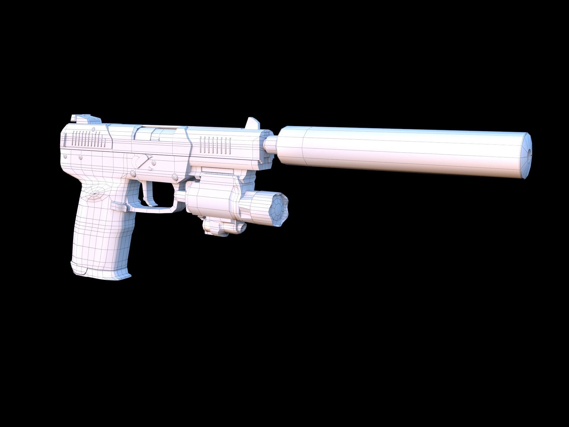 3D model FN Five-seveN Gun VR / AR / low-poly | CGTrader