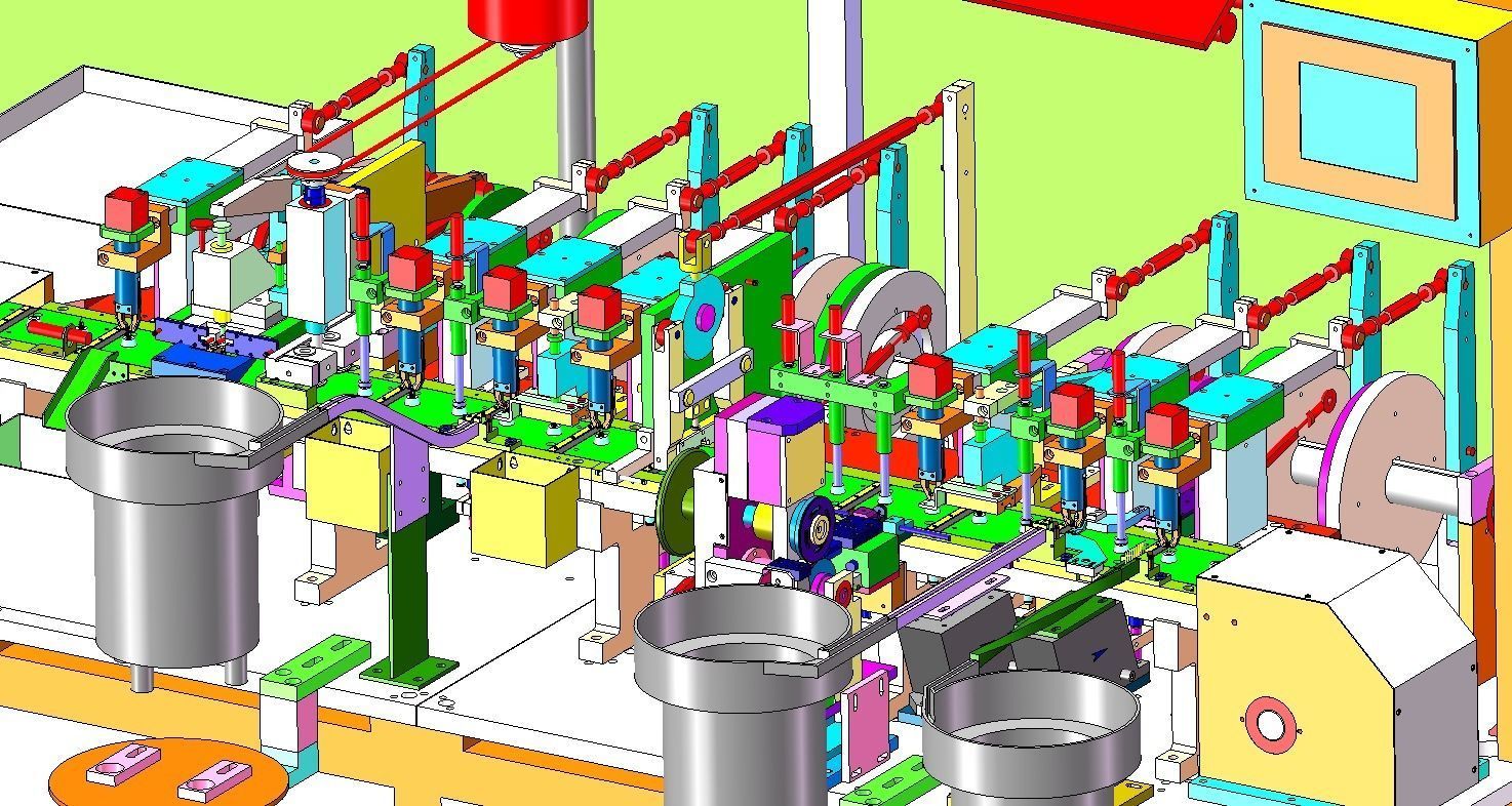 Cam assembly machine 3D model | CGTrader