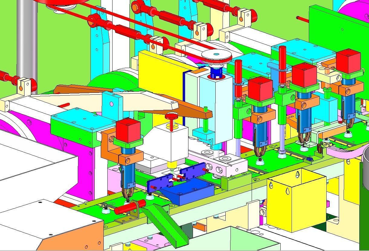 Cam assembly machine 3D model | CGTrader