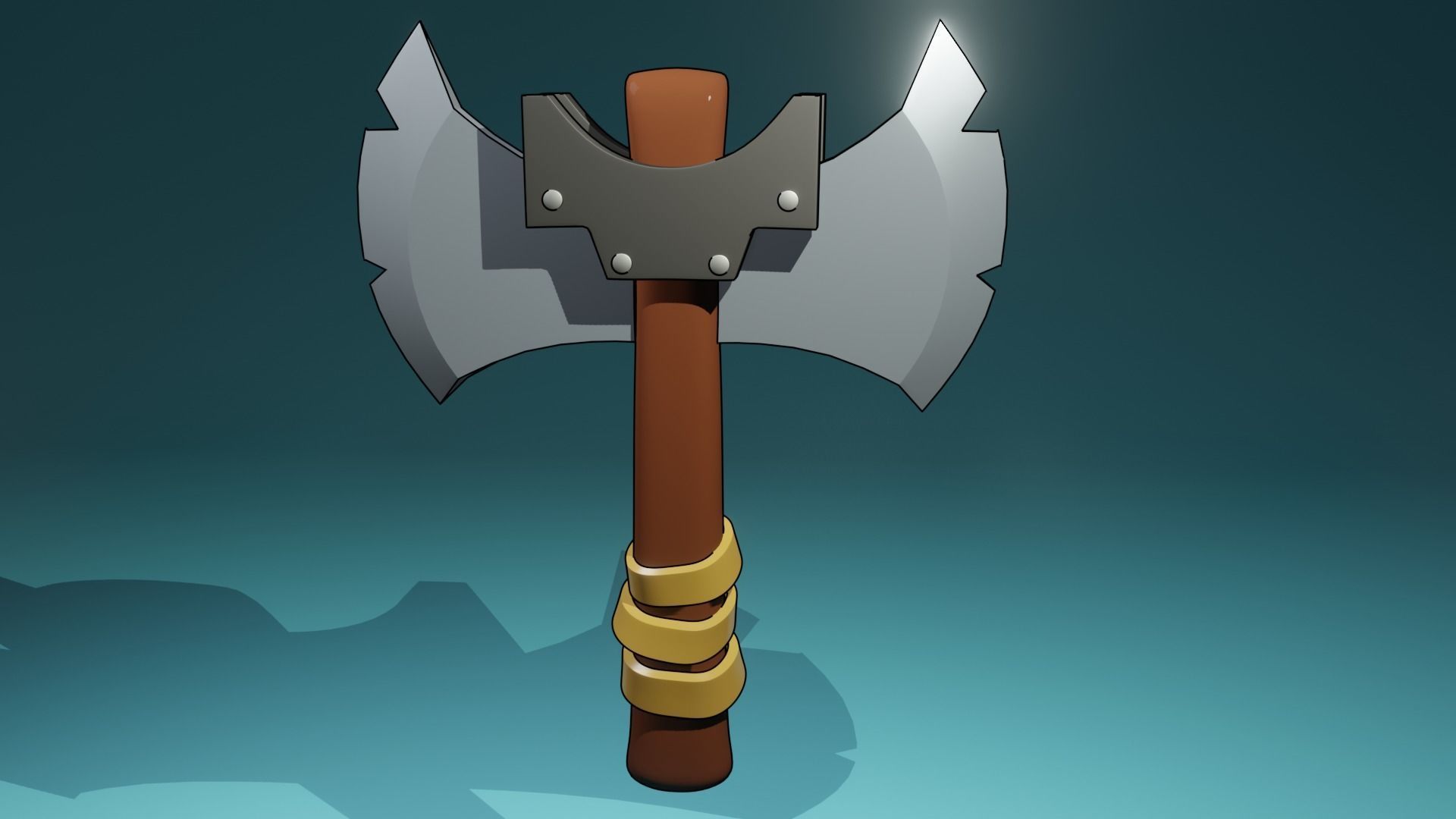 Axe Low Poly 3D model VR / AR ready | CGTrader