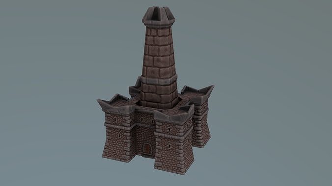 3D model Castle tower VR / AR / low-poly | CGTrader