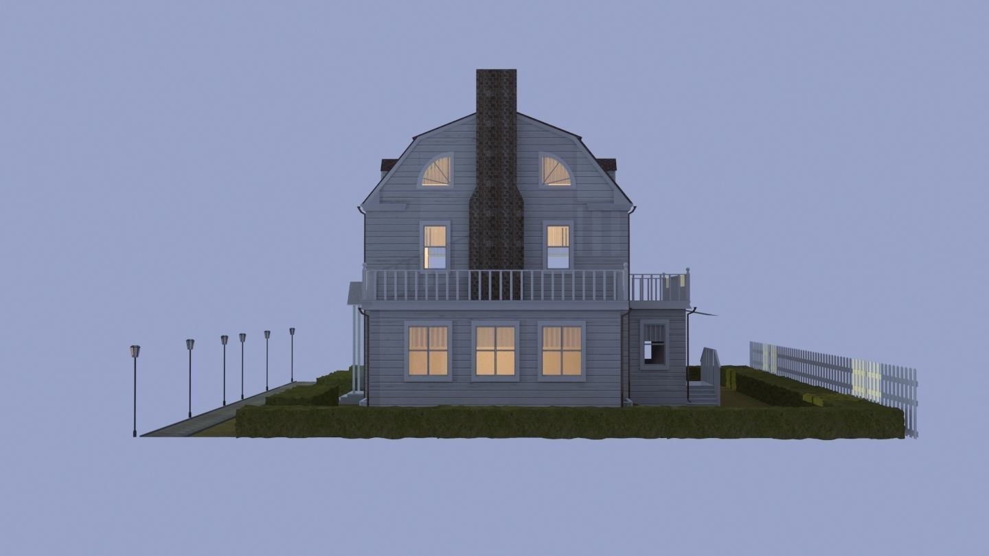 Amityvilles horror house from scary movie 3D model | CGTrader