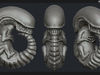 Xenomorph Alien Embryo 3D model 3D printable | CGTrader