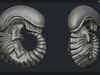 Xenomorph Alien Embryo 3D model 3D printable | CGTrader