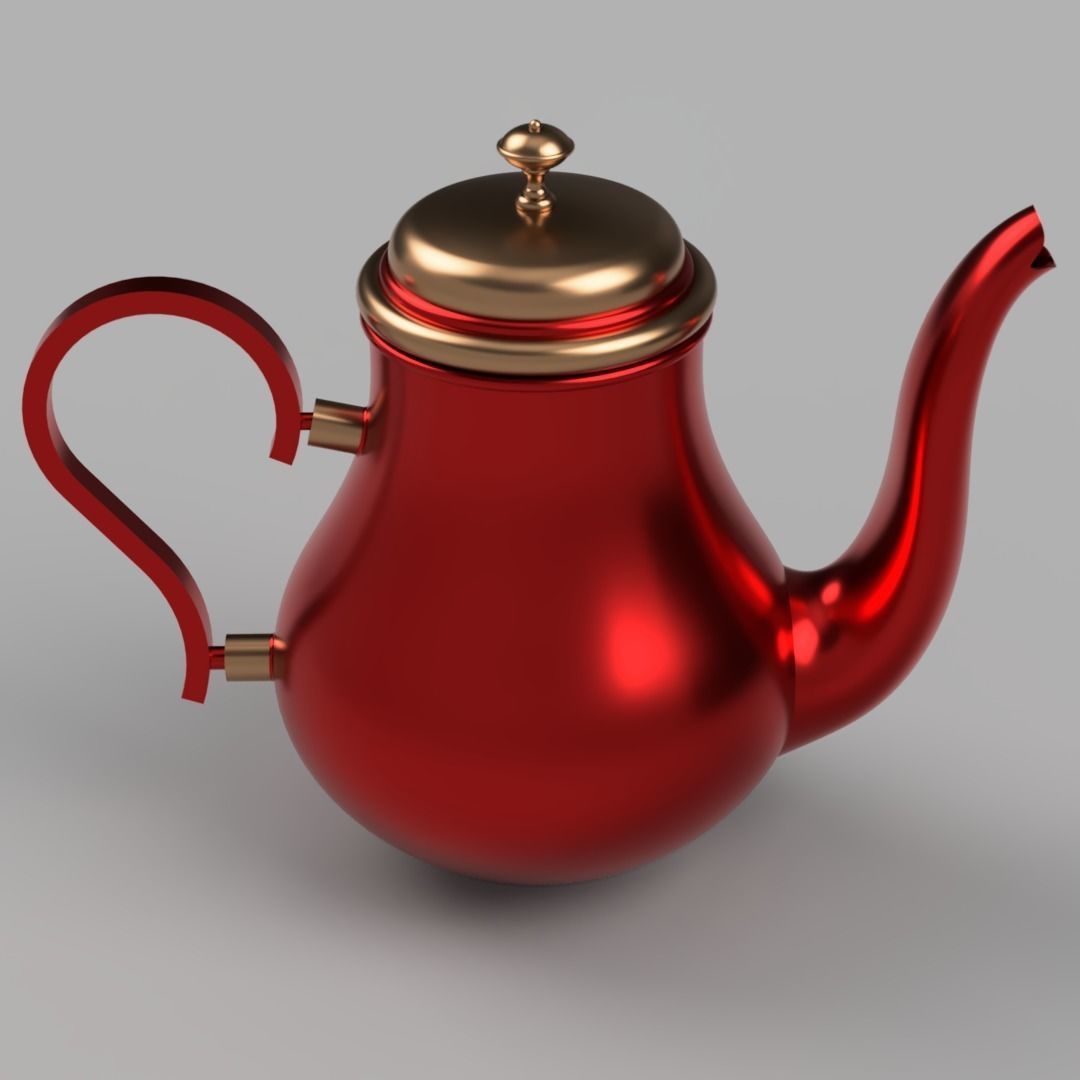 3D model Teapot VR / AR / low-poly | CGTrader