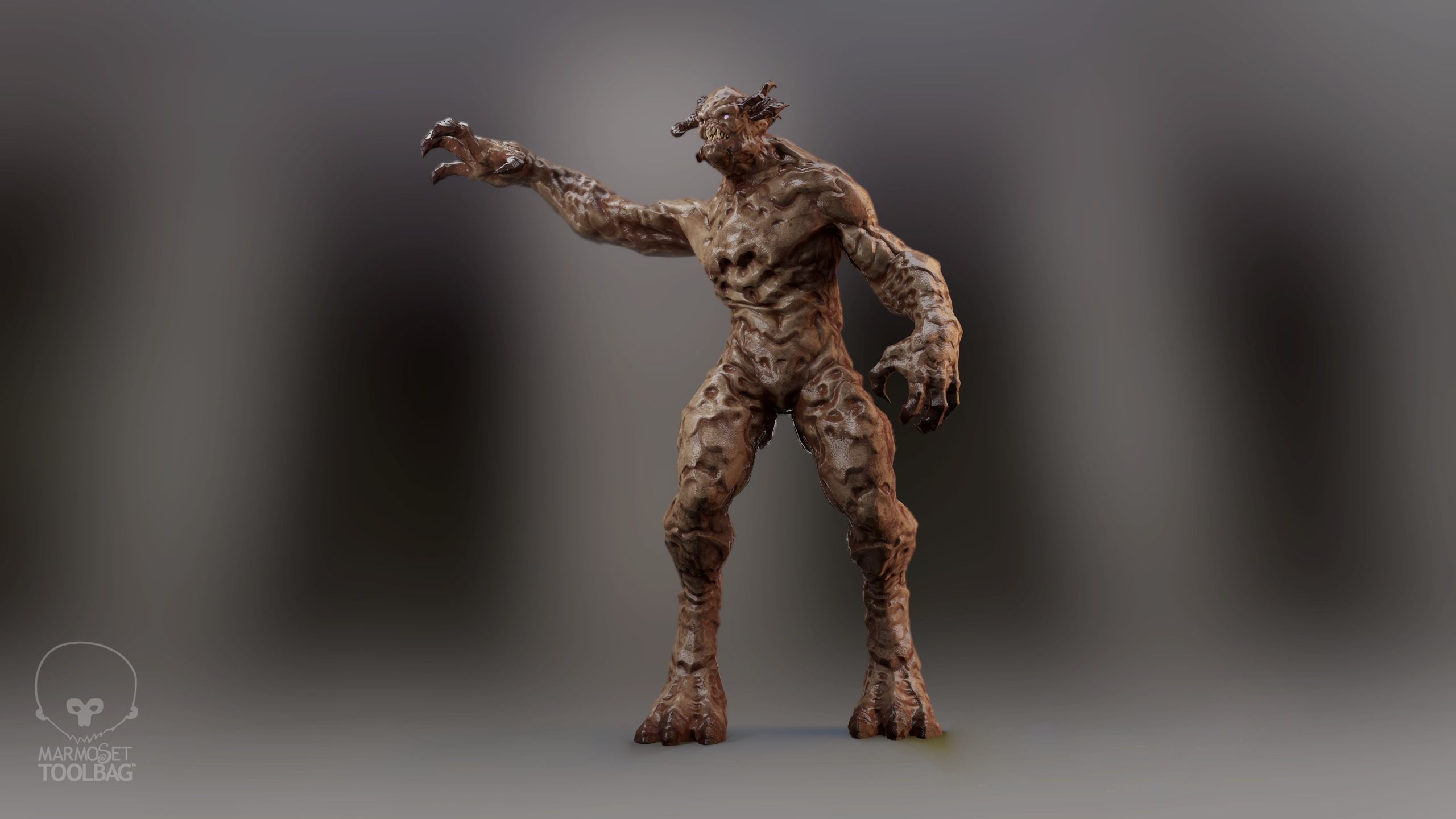 3D model Alpha Demon - Game Ready VR / AR / low-poly rigged animated ...
