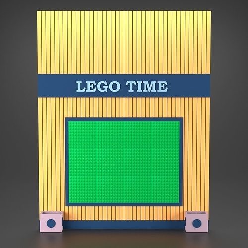 lego board 3D model | CGTrader