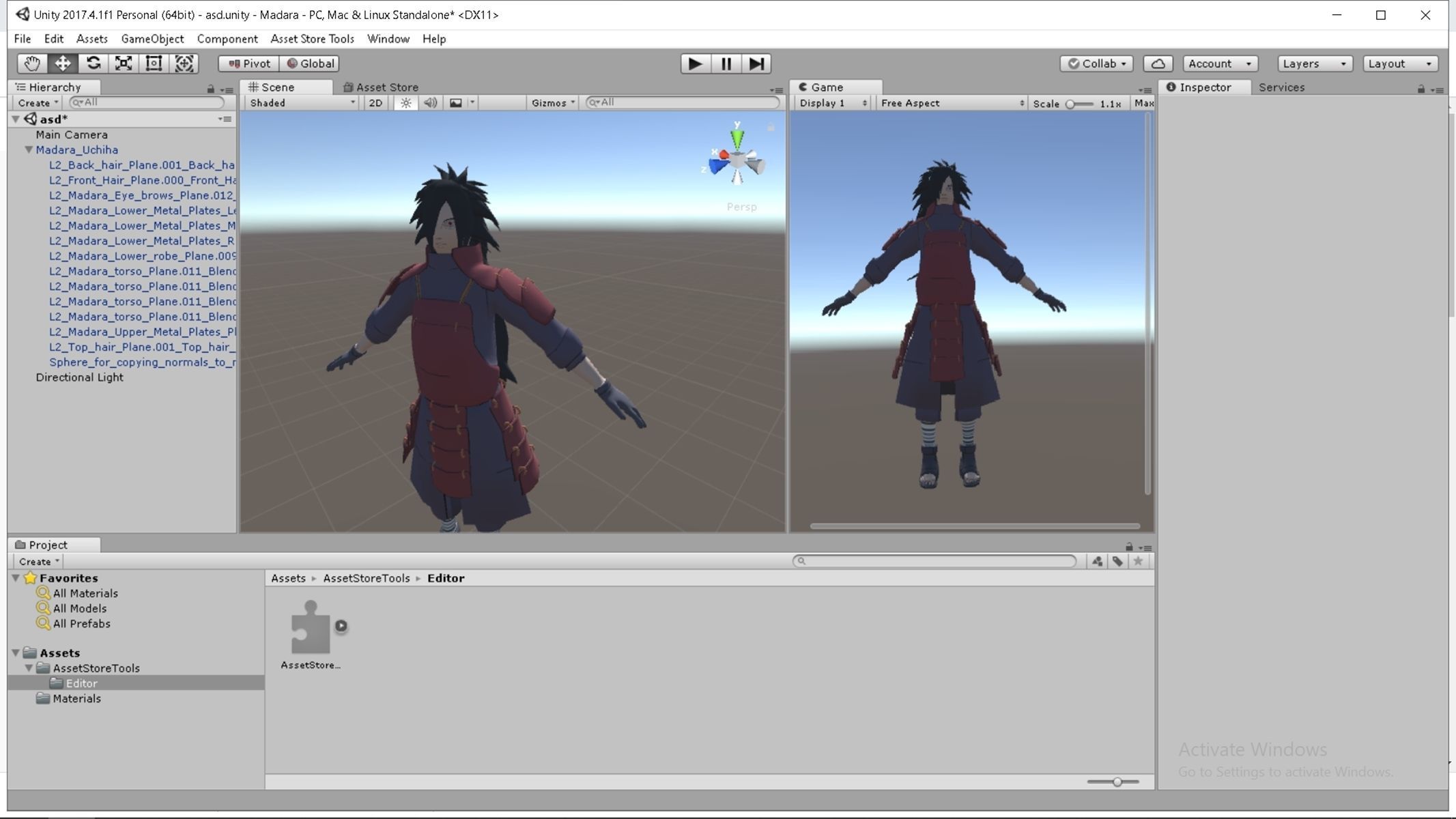 Madara Uchiha Animated 3D model animated rigged | CGTrader