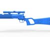 Boba Fett blaster carbine EE-3 from the movie Star Wars ROTJ 3D model ...