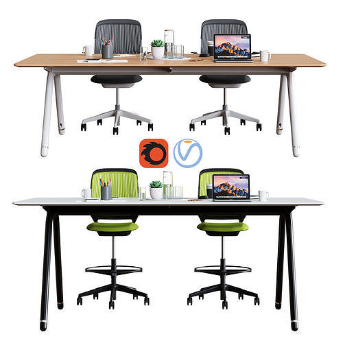 Steelcase - POTRERO415 Conference Set1 3D model | CGTrader