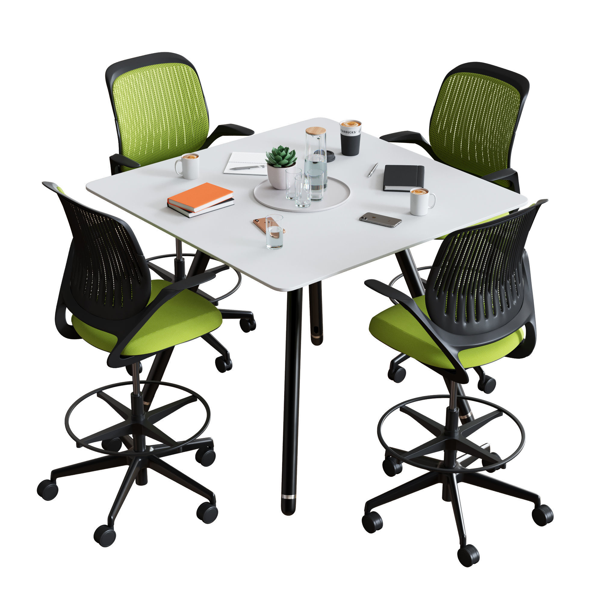 Steelcase - POTRERO415 Conference Set2 3D model | CGTrader