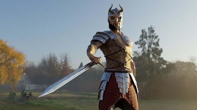 The inquisitor Corrupted Warrior 3D model rigged | CGTrader