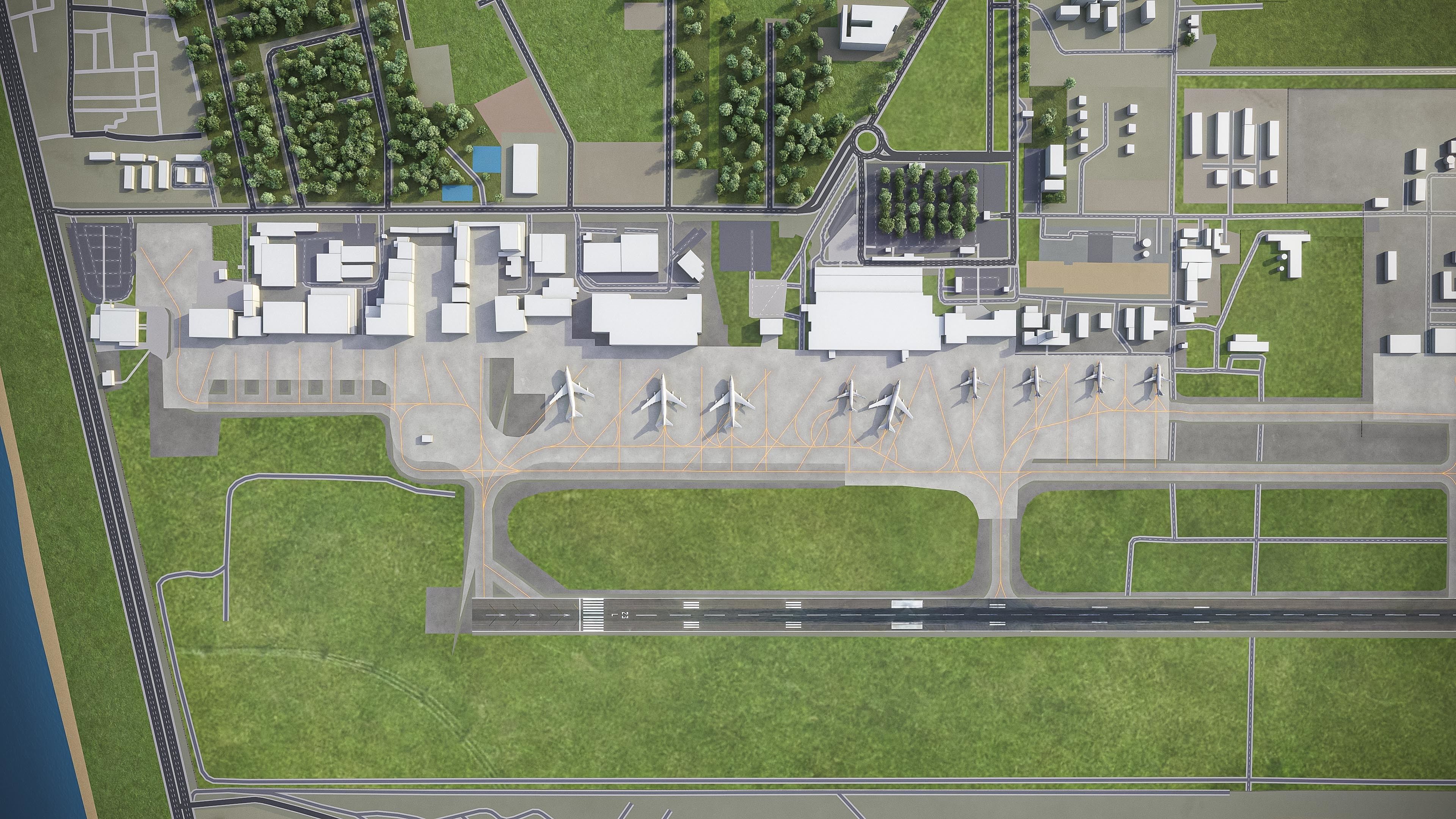 3D model Felix Houphouet Boigny International Airport - ABJ VR / AR ...