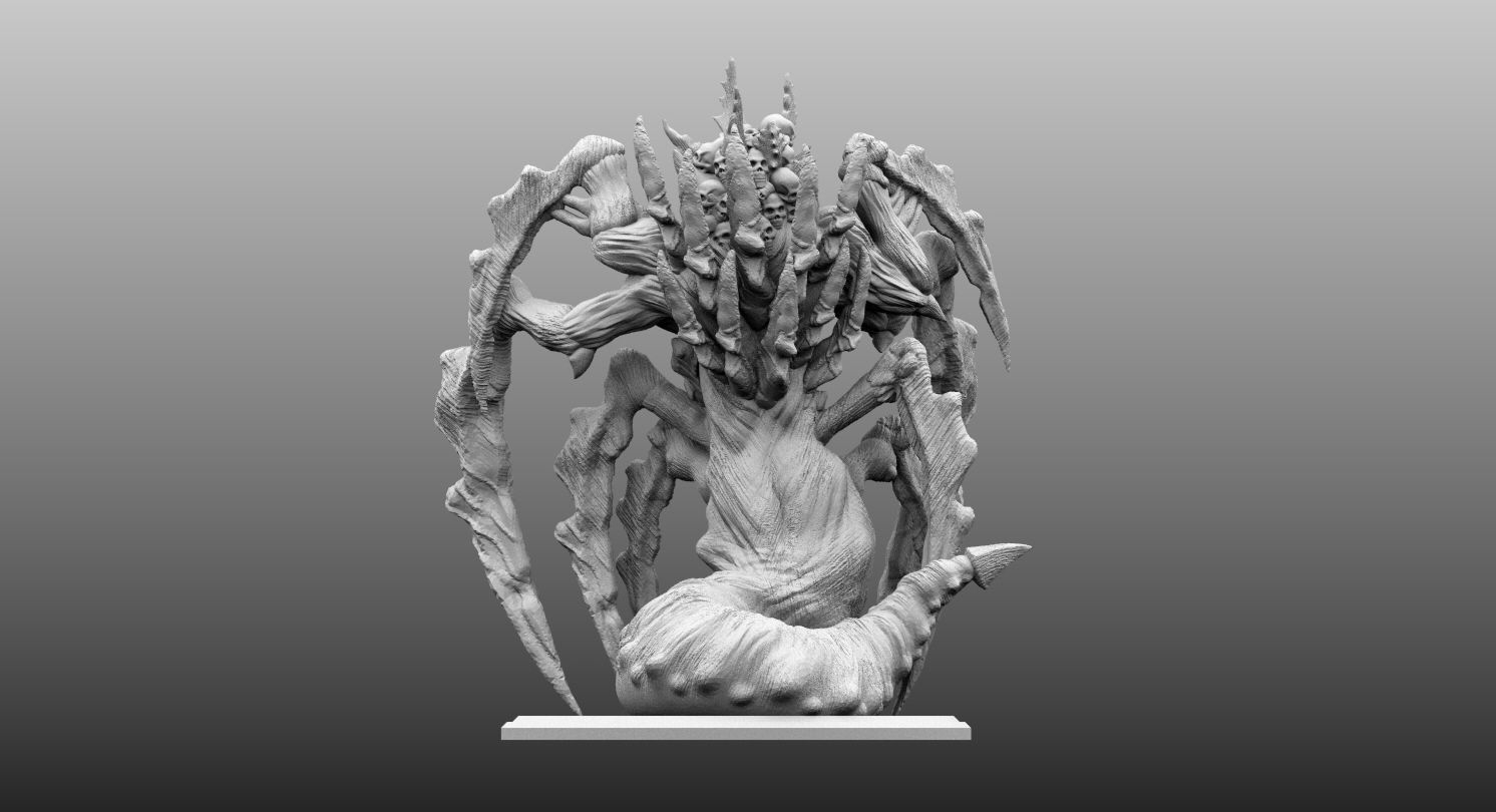 Warlock Demon Lord Patron 3D model 3D printable | CGTrader