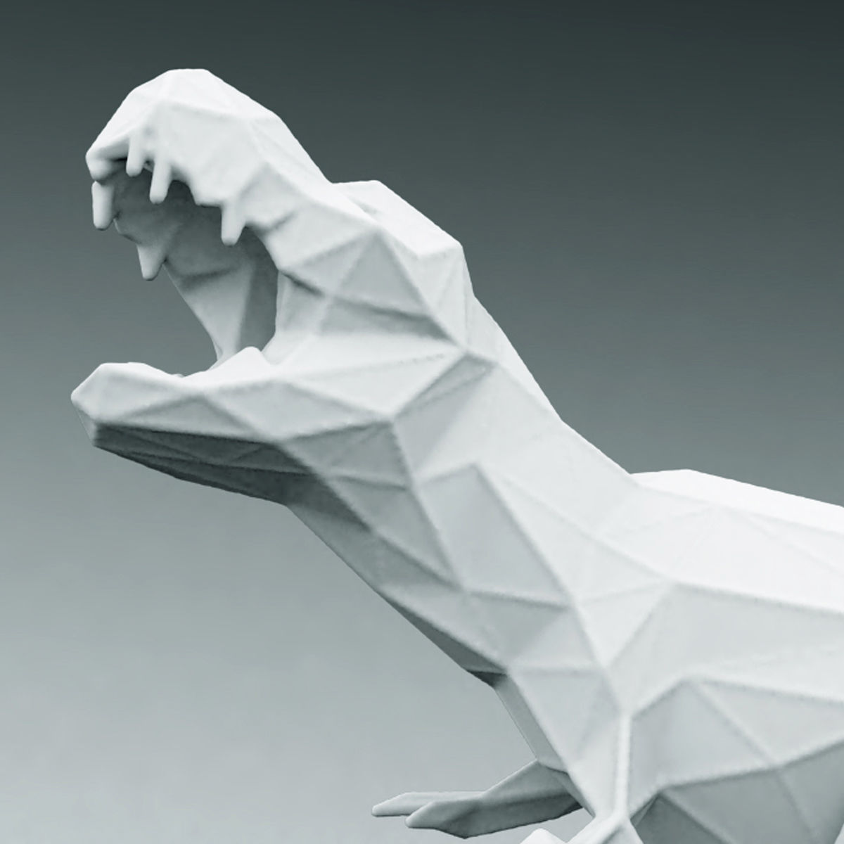 3D PRINTED MODEL T-REX -Line-triangulate-style 3D model 3D printable ...