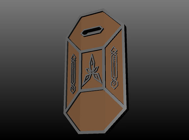 Dwarven Tower Shield free 3D model 3D printable | CGTrader