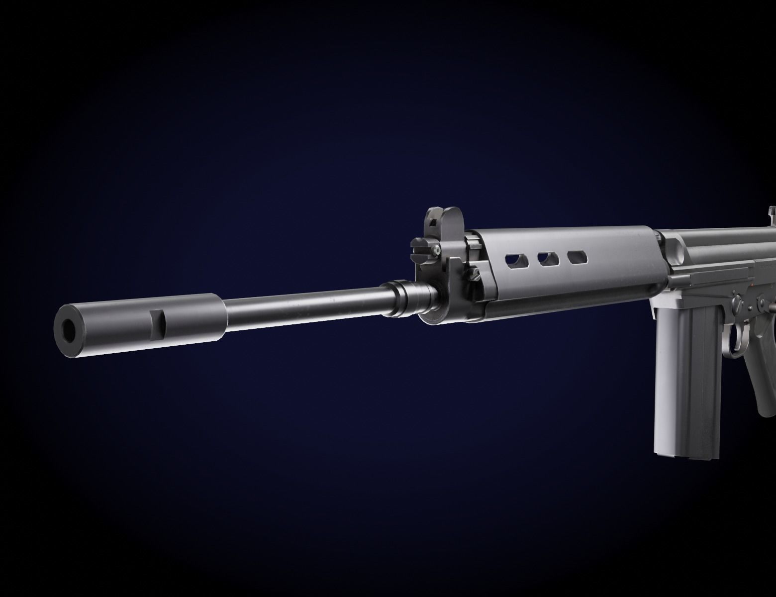 3D model FN FAL Model 50 61 VR / AR / low-poly | CGTrader