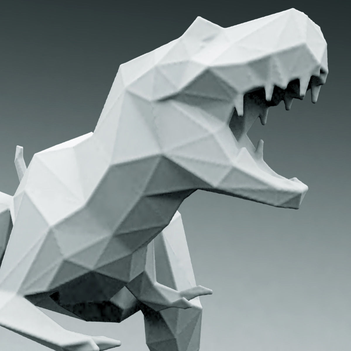 3D PRINTED MODEL T-REX-ABSTRACT-DESIGN 3D model 3D printable | CGTrader