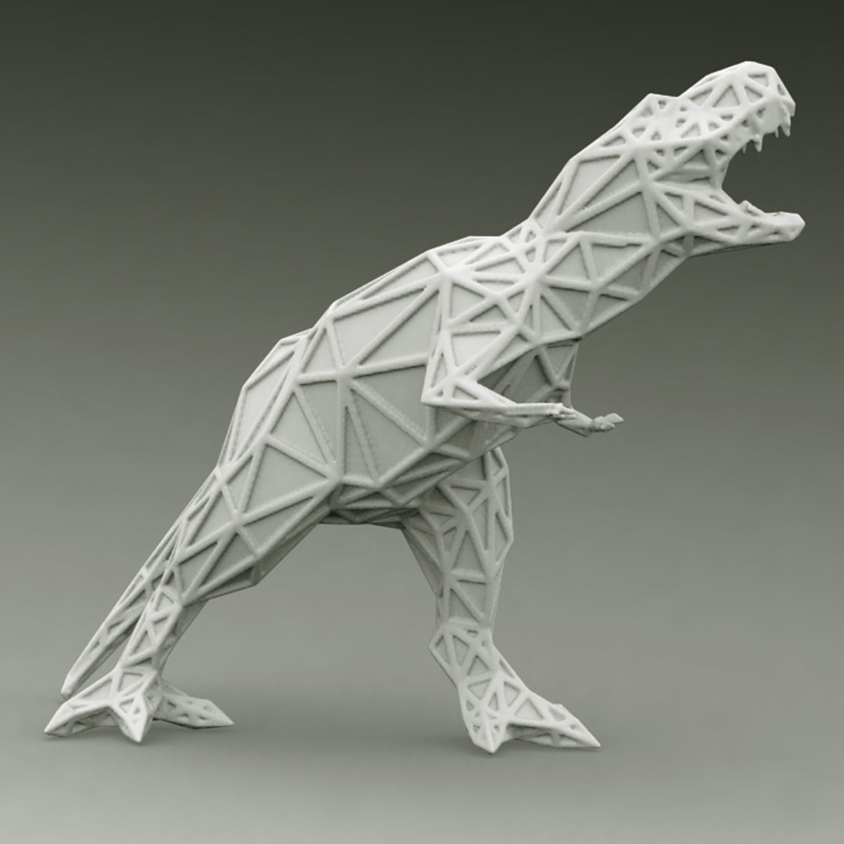 3D PRINTED MODEL T-REX-Prominent-triangulate-design 3D model 3D ...