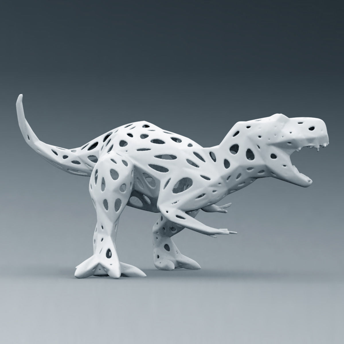 3D PRINTED MODEL T-REX-fisher-net-design 3D model 3D printable | CGTrader
