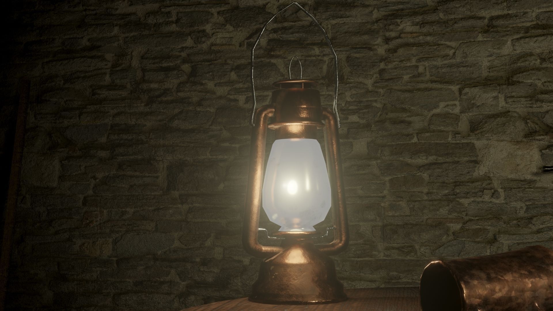 3D model Lantern Game-ready PBR lowpoly VR / AR / low-poly | CGTrader