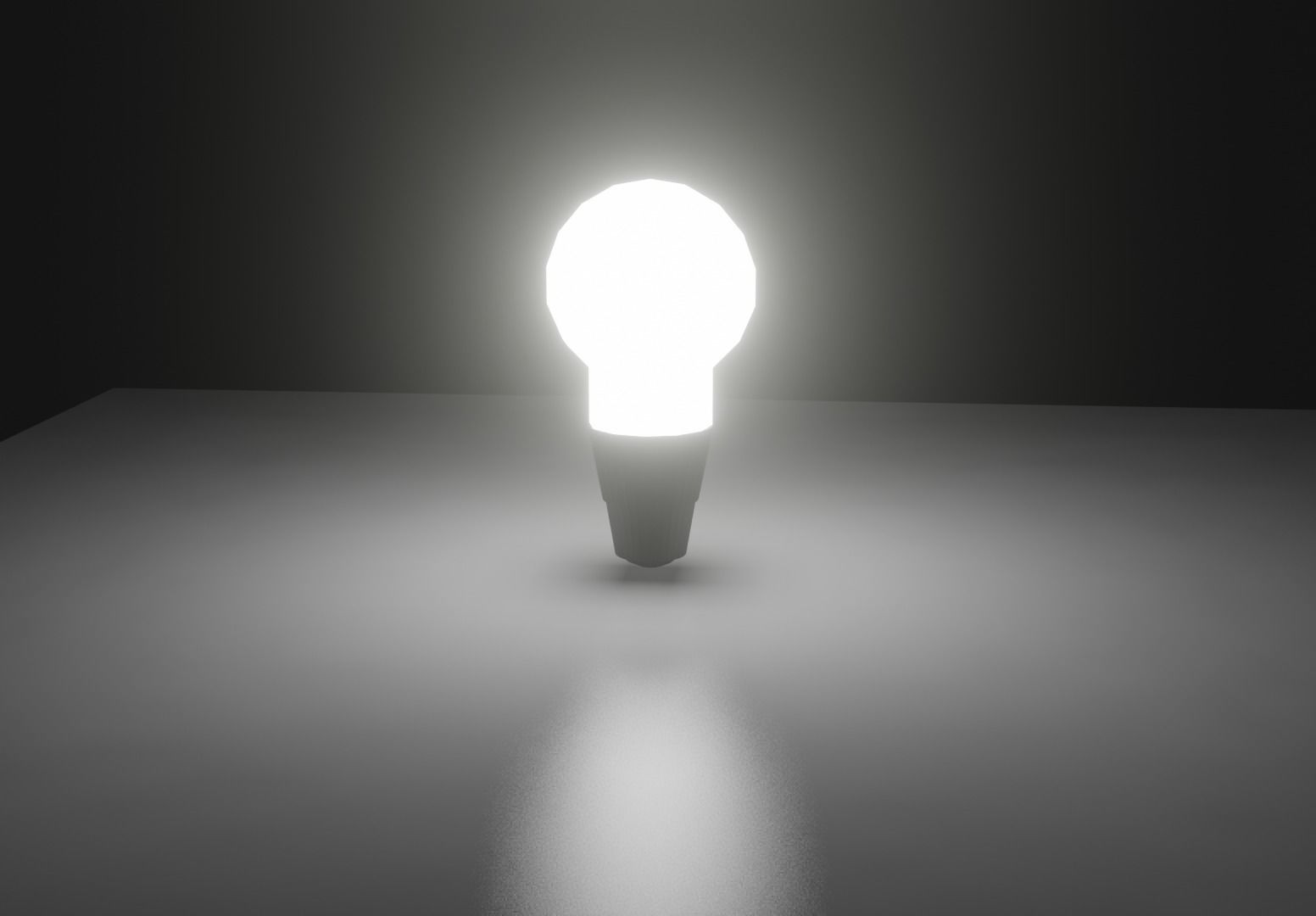 3D model VR / AR ready Low Poly Light Bulb | CGTrader