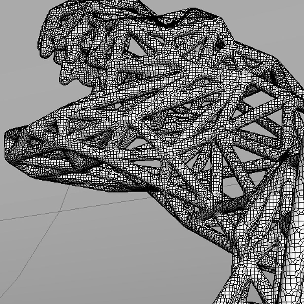 3D PRINTED MODEL T-REX-10-PATTERN-DESIGN 3D model 3D printable | CGTrader